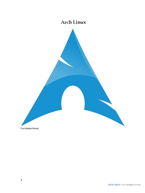 arch linux pdf linux sistema operacional