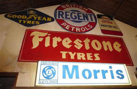Bonhams Cars Assorted Motoring Advertising Signs 5