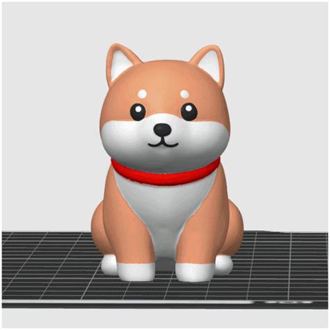 可爱的胖柴犬 来自 Mingshiuan99 Makerworld