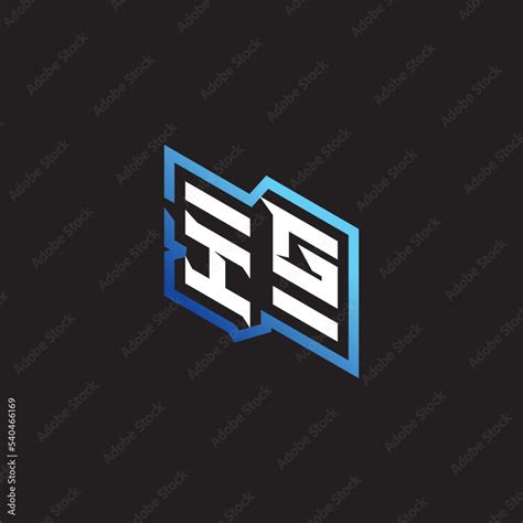 Ig Initial Letters Stock Illustration Gamings Logo Design Stock Vector