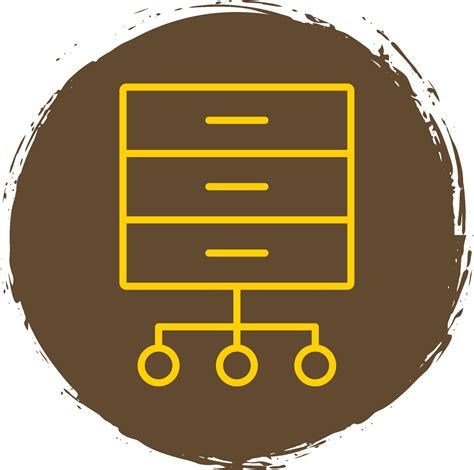 Database Connection Line Circle Sticker Icon 43958678 Vector Art At