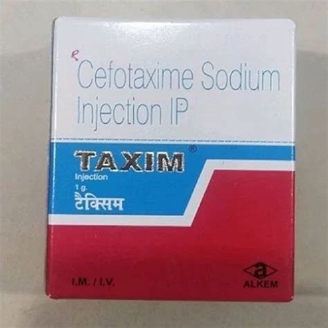 1gm Taxim Injection At ₹ 82 Piece Cefotaxime Injection In Nagpur Id