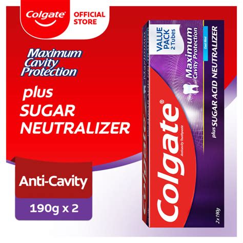 Colgate Maximum Cavity Protection Plus Sugar Acid Neutralizer Anti