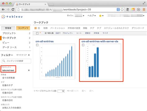 Tableau Serverのユーティリティコマンドツールtabcmdの導入と実践 DevelopersIO
