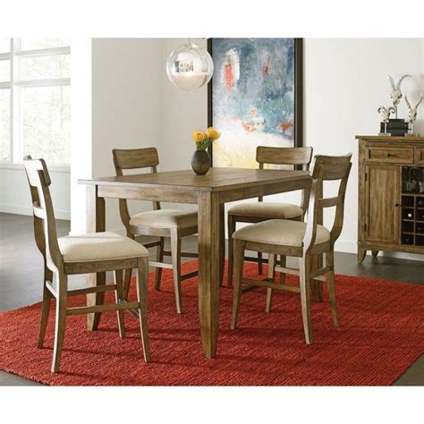 The Nook 60 Inch Counter Height Dining Room Set Oak Kincaid Furniture