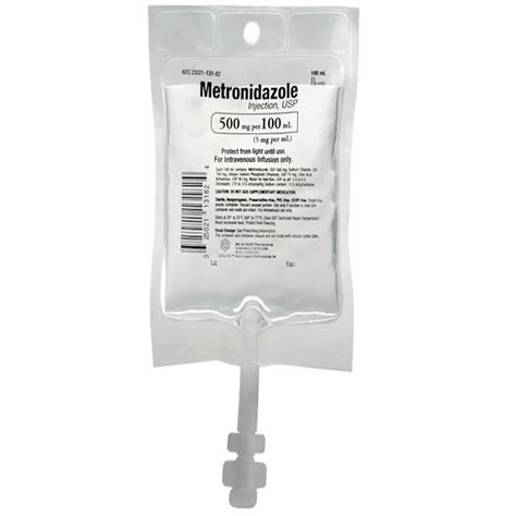 Metronidazole Injection 100 Ml At Rs 22 40 Bottle In Dohad Id 27230076330