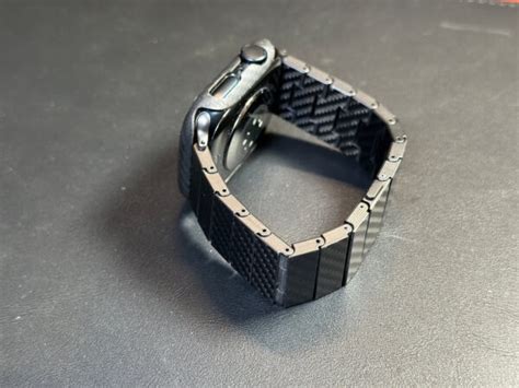 レビューPITAKA Apple Watch カーボンファイバーウォッチバンド Air Case軽くておしゃれなデザインのアップルウォッチバンド DIGILINE デジライン