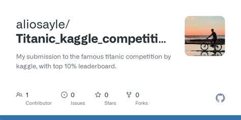 GitHub Aliosayle Titanic Kaggle Competition My Submission To The