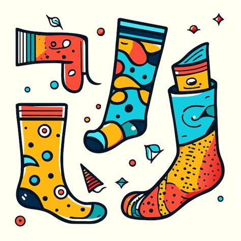 Premium Vector Set Of Socks Vector Illustration