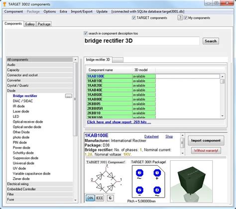 Component Database Target 3001 Pcb Design Freeware Is A Layout Cad