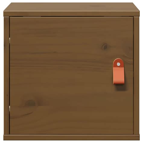 Vidaxl Wandschrank Honigbraun 315x30x30 Cm Massivholz Kiefer Vidaxlat