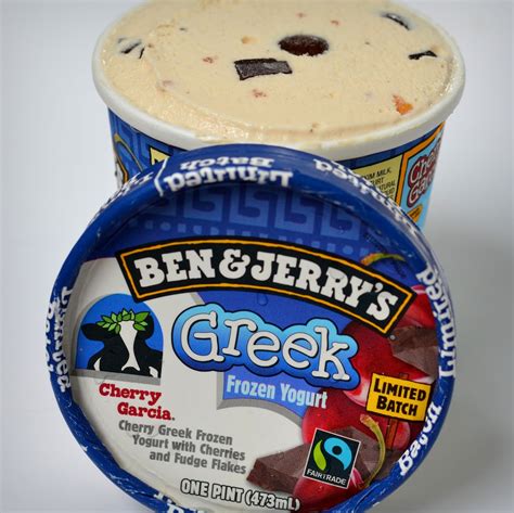 Food And Ice Cream Recipes Review Ben And Jerrys Cherry Garcia Greek