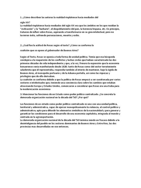 La Construcción Del Estado Nacional Argentino Pdf Estado Política