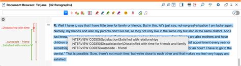 Maxqda 2022 Online Manual Display Coded Segments In The Document Browser