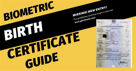 Ghana Birth Certificate
