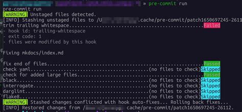 Pre Commit With Git Hooks Do Not Show Proper Colours In Terminal