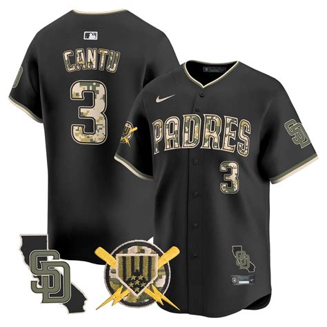Mens Jorge Cantu San Diego Padres Armed Forces Day Vapor Premier
