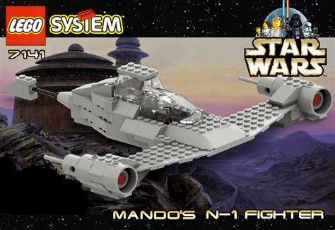 Made A Moc Of What Mandos N 1 Starfighter Wouldve Looked Like If It