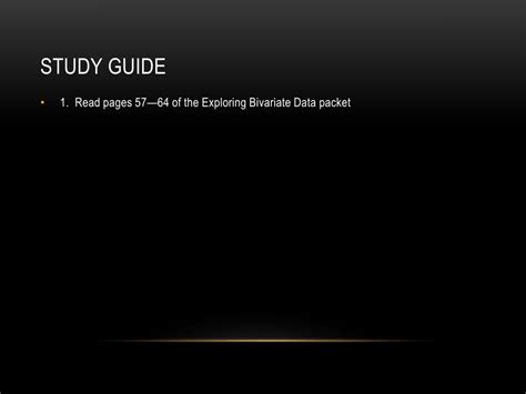 Ppt Exploring Bivariate Data Powerpoint Presentation Free Download