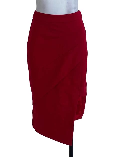 Mds Red Skirt Refash