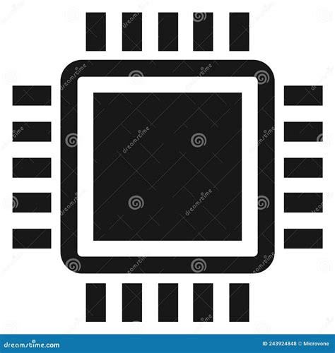 Symbol Of Computer Technologies Vector Illustration