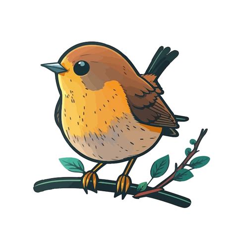 Premium Vector Cute Bird Cartoon Style
