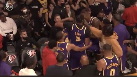 Watch Anthony Davis And Dwight Howard Get Into Scuffle During Timeout