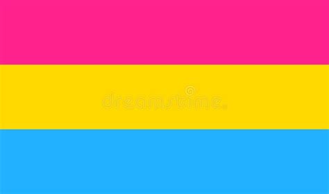 Pansexuality Pride Flag Stock Illustration Illustration Of Symbol