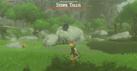 Zelda Breath Of The Wild Stone Talus Guide How To Find And Beat The