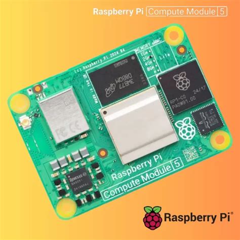 Raspberry Pi Compute Module 5 4gb Ram16gb Emmc Wi Fi Helectro