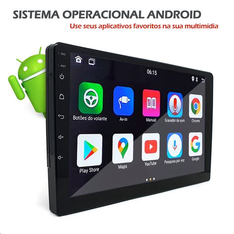 Central Multimídia 9 Polegadas Android Gps Wifi Bluetooth Touch Screen Dy Auto Parts