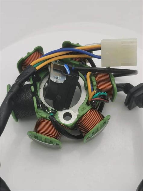 Green Color Motorcycle Electrical Systems Stator Coil For Cd110 Cd110