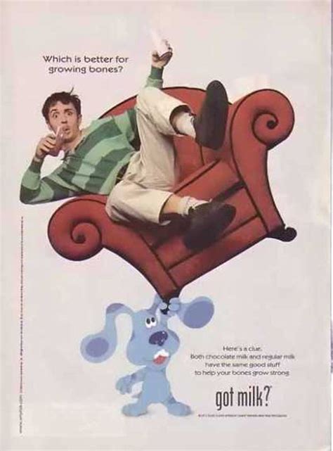90s Celebrities In Got Milk Ads Blues Clues Got Milk Funny