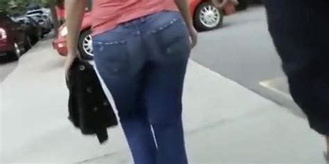 Japanese Woman Walking Around In Tight Pants Candid Upshot