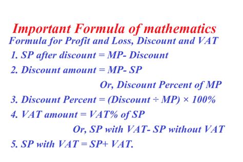 Formula For Profit And Loss Archives EDCOPY COM