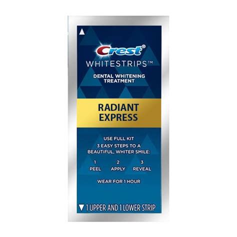 Ленти за избелване на зъби Гребен 3d бяло Radiant Express 14
