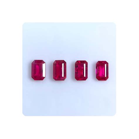 294 Cts Burmese Ruby Set World Corundum