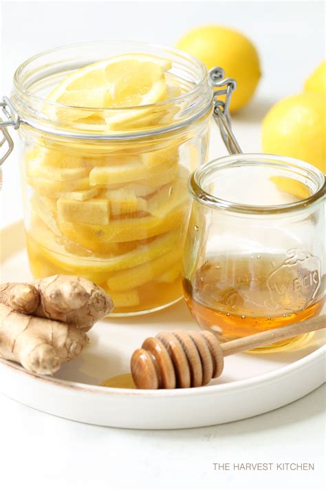 Detox Honey Lemon Ginger Slices The Harvest Kitchen