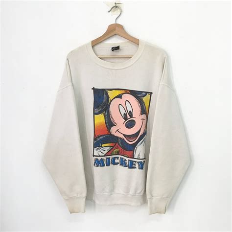 Vintage 90s Mickey Mouse Sweatshirt Xlarge Mickey Mouse Disney Sweater