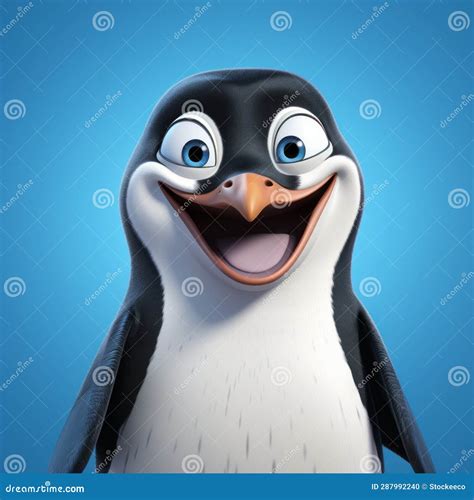 Realistic Cartoon Style Meet Erik The Joyful Chinstrap Penguin From