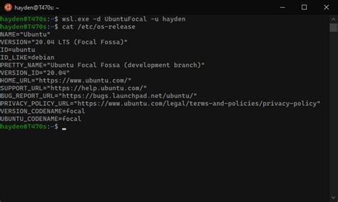 How To Test Ubuntu Focal Fossa On Wsl Upgrade An Existing Installation