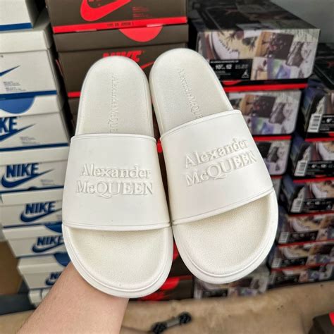 Mcqueen Slides Womens Fashion Footwear Flats And Sandals On Carousell
