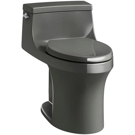 Kohler San Souci Thunder Grey Compact Elongated Chair Height 1 Piece