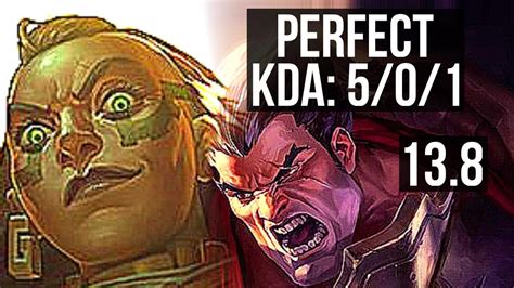 Illaoi Vs Darius Top 501 66 Winrate Kr Master 138 Youtube