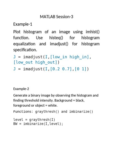 Matlab Session 3 29 Jan Pdf Matlab Session 3 29 Jan Pdf