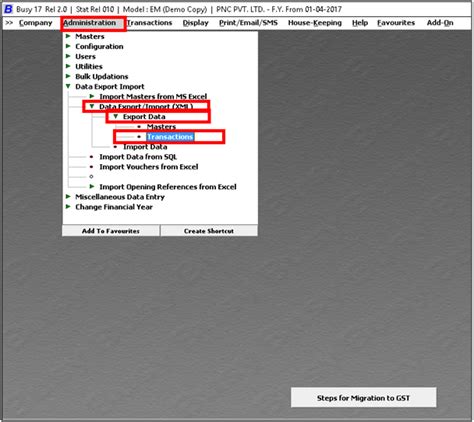 How To Import Busy Data In Marg Software