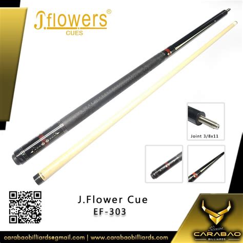 Jflower Cue EF 303 Carabao Billiards Official