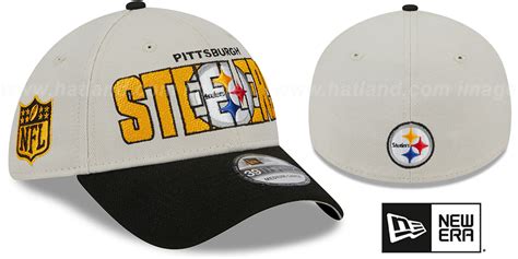 Pittsburgh Steelers 2023 Nfl Draft Flex Stone Black Hat