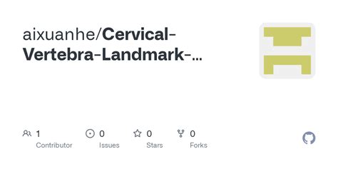Github Aixuanhecervical Vertebra Landmark Detection