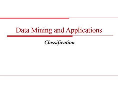 Chap4 Classification Ktdl Data Mining And Applications